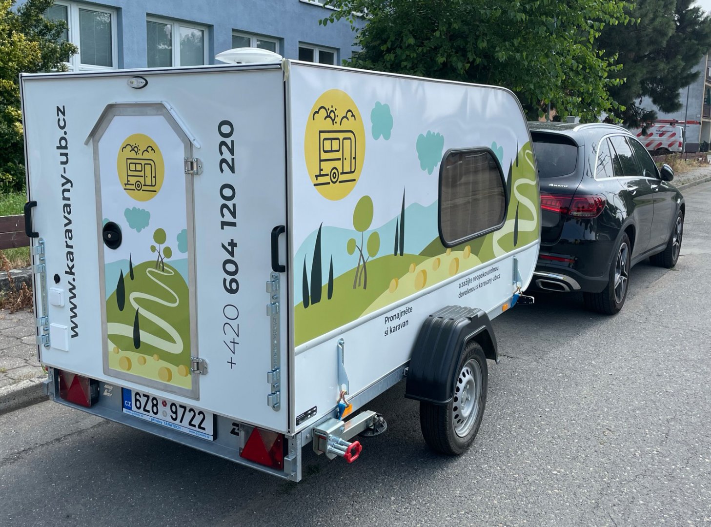 Mini karavan - mini přívěs - Půjčovna karavanů | bezkempu.cz